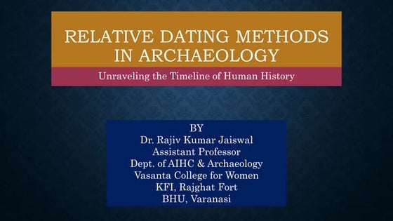 Purpose of archaeology | PPT