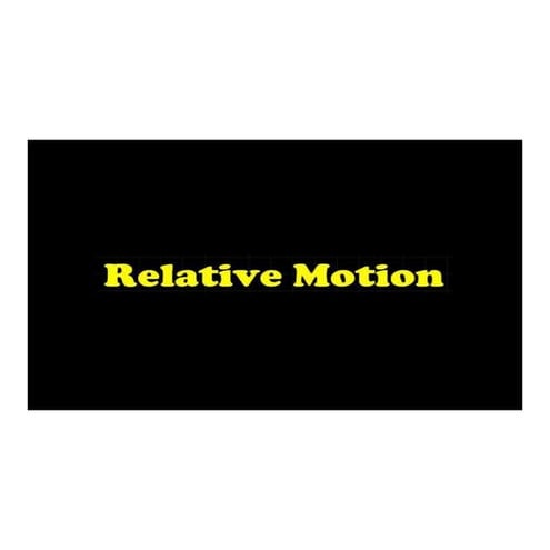 Relative motion | PDF