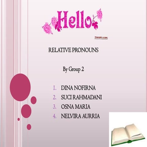 Relative Pronouns | PPT