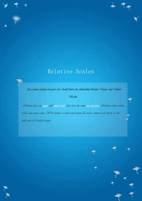 Major Scales, Minor Scales and Key Signatures | PPTX | Classical Music ...