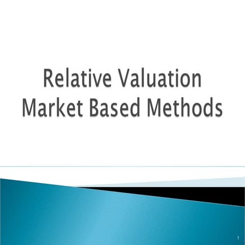 Relative valuation | PPT
