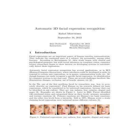Automatic 3d Facial Expression Recognition Pdf
