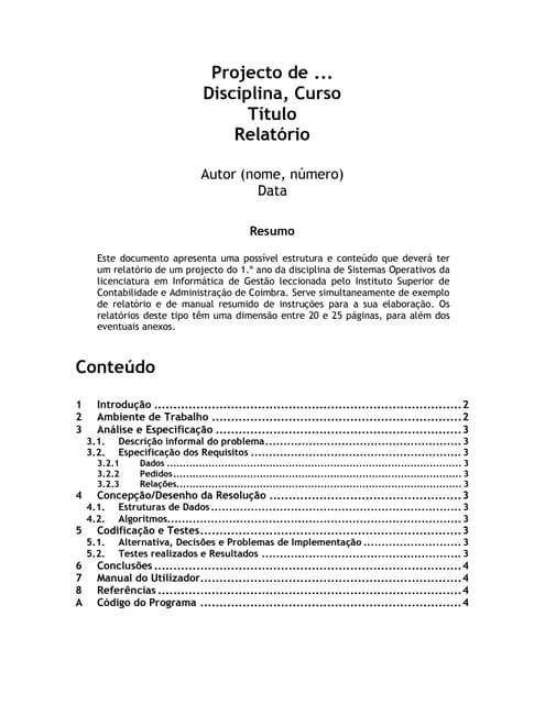 Modelo de Status Report do Projeto (pronto PMBOK) | PDF