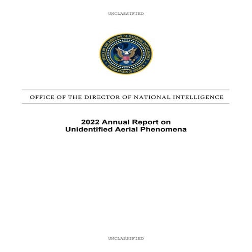 OFFICE OF THE DIRECTOR OF NATIONAL INTELLIGENCE: Annual Report on ...
