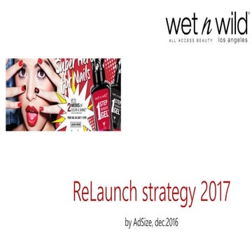 Re launch strategy - cosmetic brand | PPT