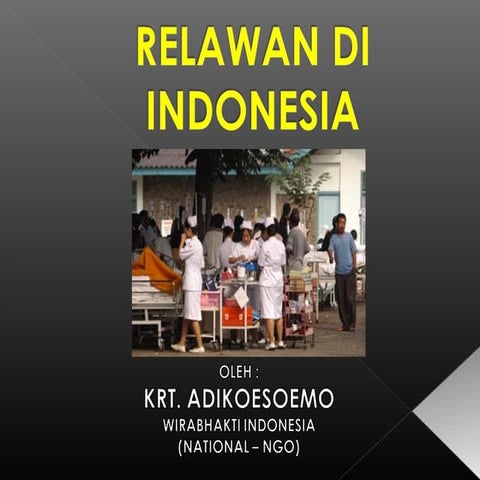 Relawan di indonesia | PPT