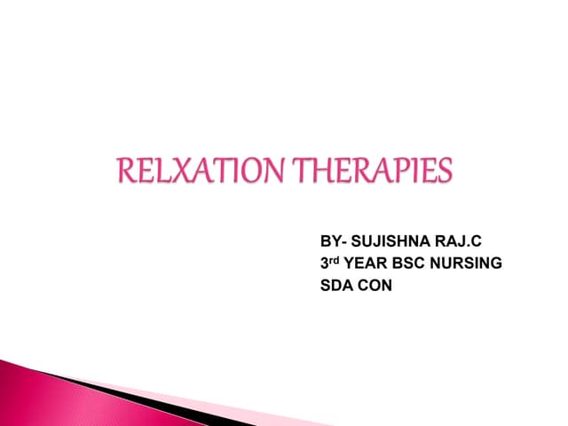 Relaxation | PPT
