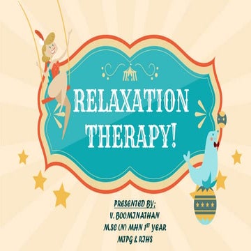 Relaxation | PPTX
