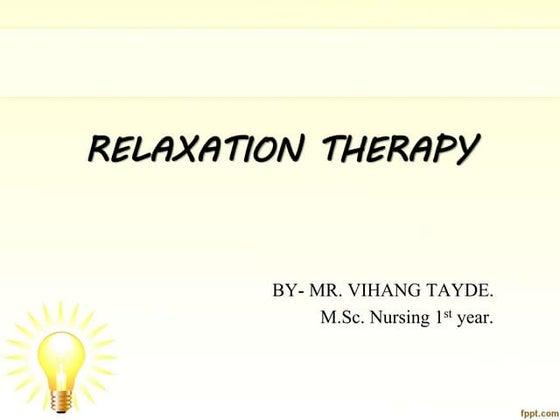 MITCHELL’S RELAXATION TECHNIQUE | PDF | Pregnancy | Reproductive Health