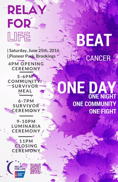 Relay for Life poster - Dr. Seuss social event | PDF | Cancer ...