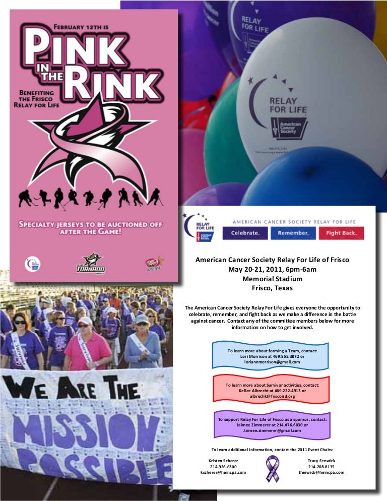 Relay Pink In The Rink Flyer 2