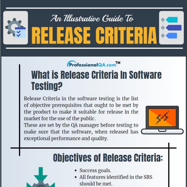 Release criteria in software testing | PDF