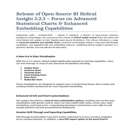 Release of Open Source BI Helical Insight 5.2.3.pptx