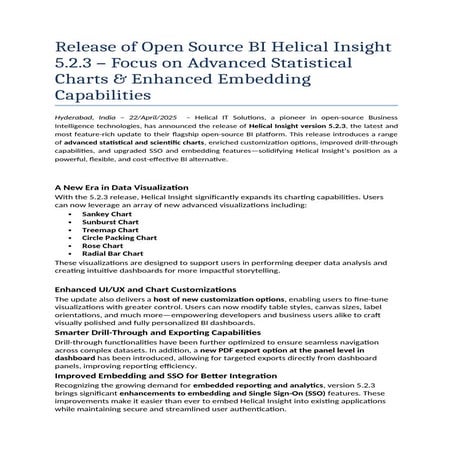 Release of Open Source BI Helical Insight 5.2.3.docx
