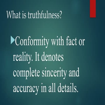 Relevance and truthfulness of the ideas.pptx