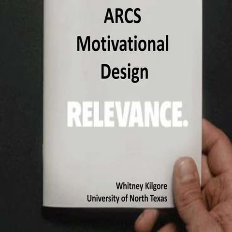 Relevance ARCS | PPT