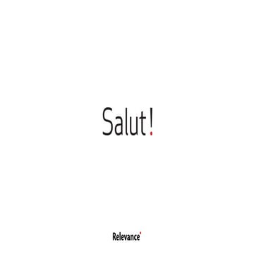 Relevance - Company Presentation | PPTX