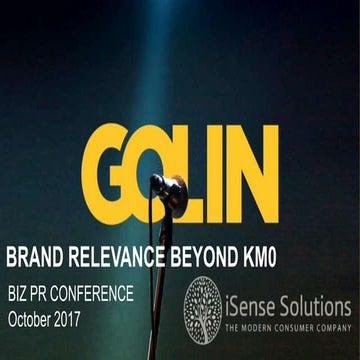 Biz PR Conference 2017 - Golin, iSense | PPTX