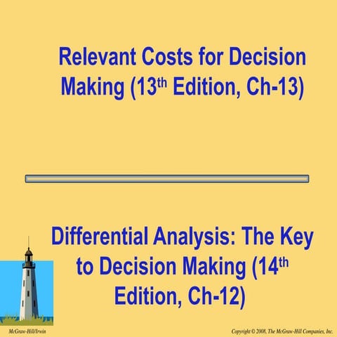 Relevant Cost.Manegerial Accountings. Ppt | PPTX