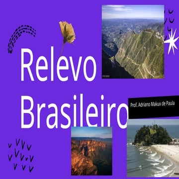 As estruturas do relevo brasileiro | PPTX