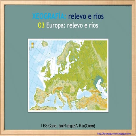 Europa: relevo e ríos | PPT