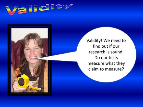 Validity and Reliability | PPT | Standardized Testing | Educational ...