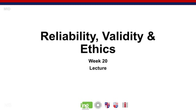 Validity & Ethics in Research | PDF