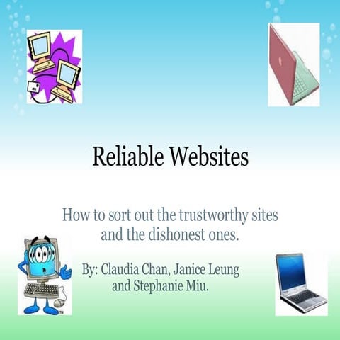 Reliable Websites | PPT