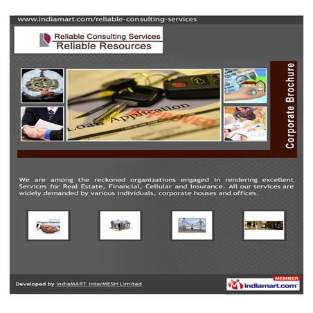 Reliable Consulting Services, New Delhi, Services for Real Estate | PDF