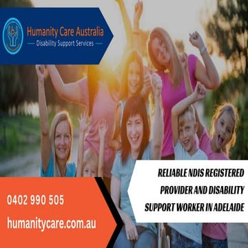 Reliable NDIS Registered Provider and Disability Support Worker in ...