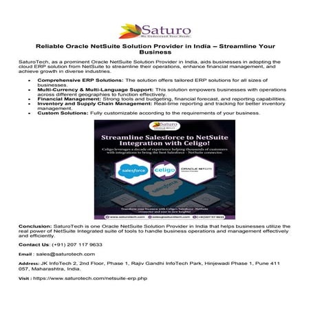 Reliable Oracle NetSuite Solution Provider in India.pdf