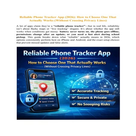 Reliable Phone Tracker App (2026)_ How to Choose One That Actually ...