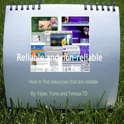 Reliable Resources | PPT