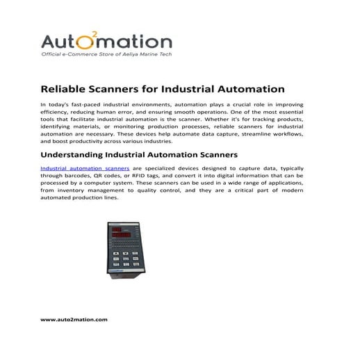 Reliable Scanners for Industrial Automation.pdf