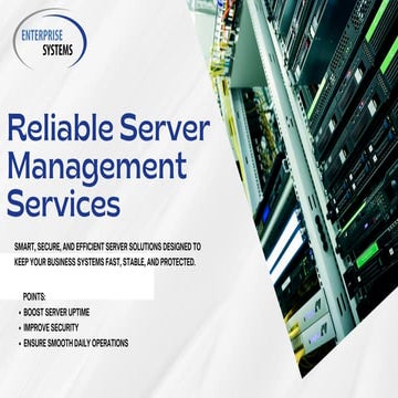 Reliable Server Management Services for Modern Businesses | PDF