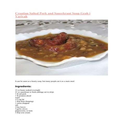 DR Dinner TDH Menu 1 | PPT