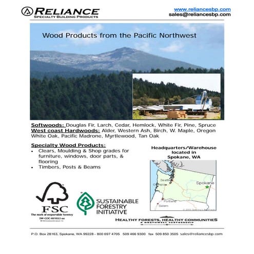 Reliance And James Van Loo Lumber | PDF