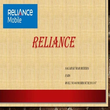 Reliance | PPT