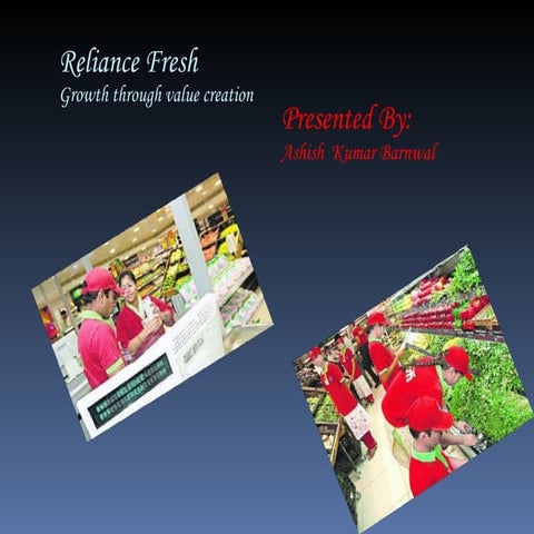 Reliance fresh | PPT