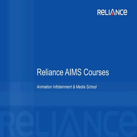 Reliance aims courses | PPTX