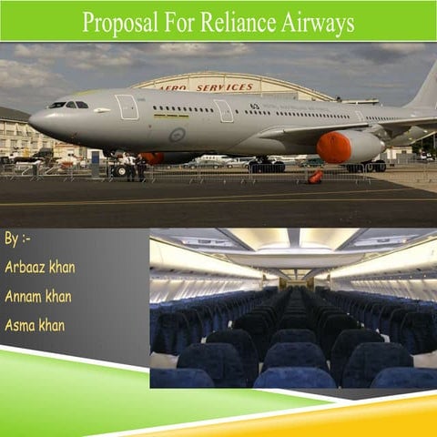proposal for Reliance airways | PPTX