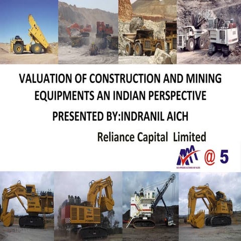 Reliance capital limited presentation on valuations of construction and ...