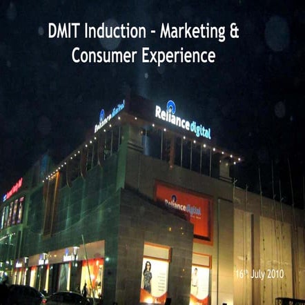Reliance digital ...How to create a POWER BRAND IN RETAIL | PDF