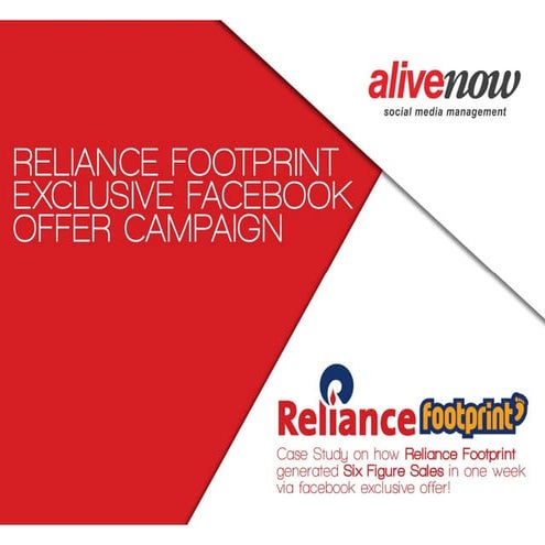 Social Media Case Study: How Reliance Footprint Engaged Users with an ...