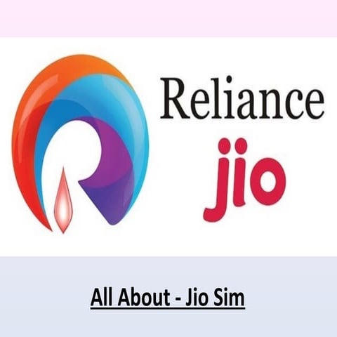 Reliance jio | PPT