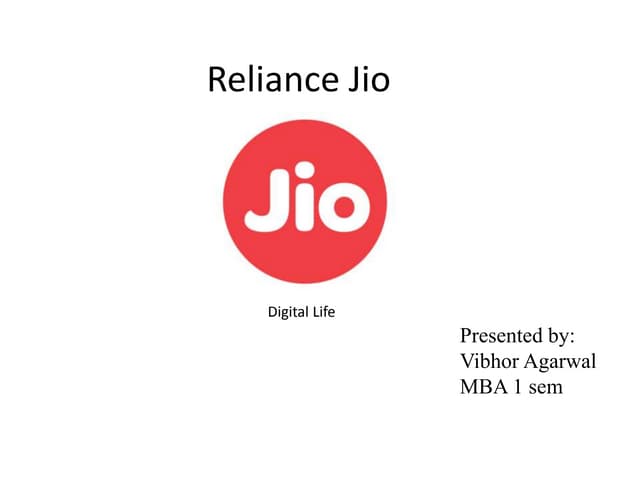 Jio final ppt | PPTX