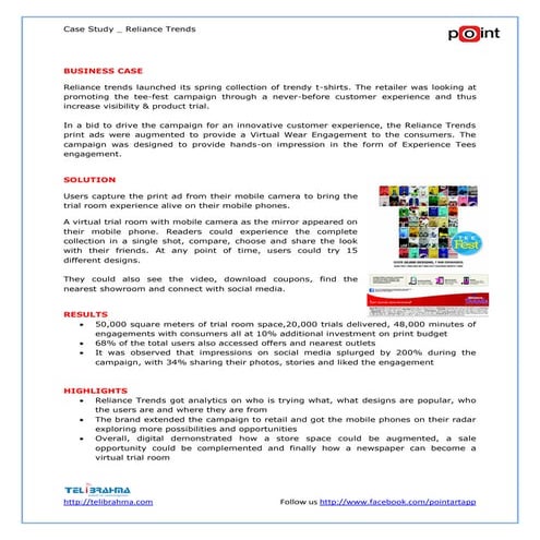 Reliance Trends - Wear an AD | PDF