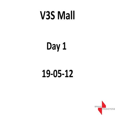 Reliance V3 S Mall | PPT | Coupons and Discounts | Shopping