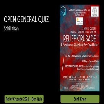 OPEN GEN QUIZ FINALS | PPT
