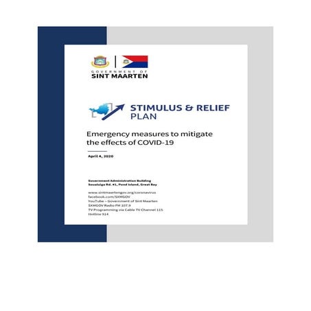 Stimulus and Relief Plan | PDF | Government Support and Welfare ...